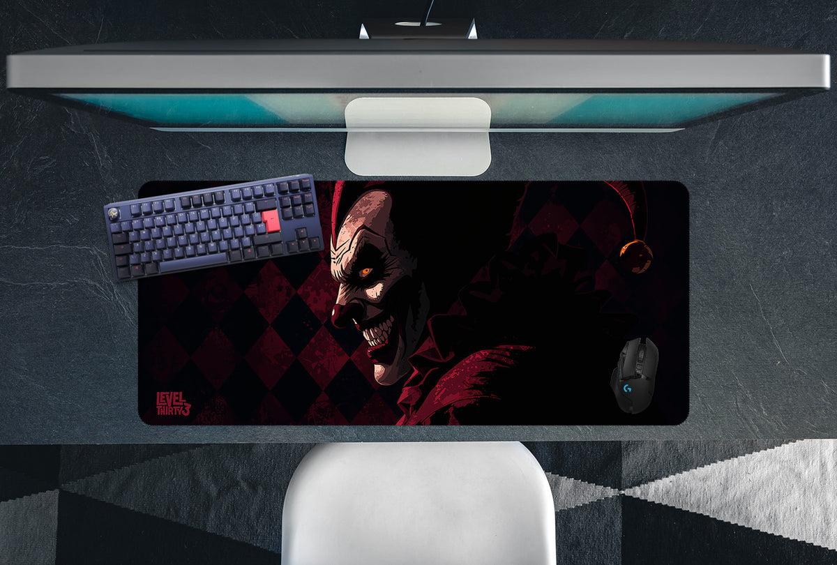 THE JESTER Gaming Desk Pad – XL Mouse Mat | Level Thirty3 – Level ...