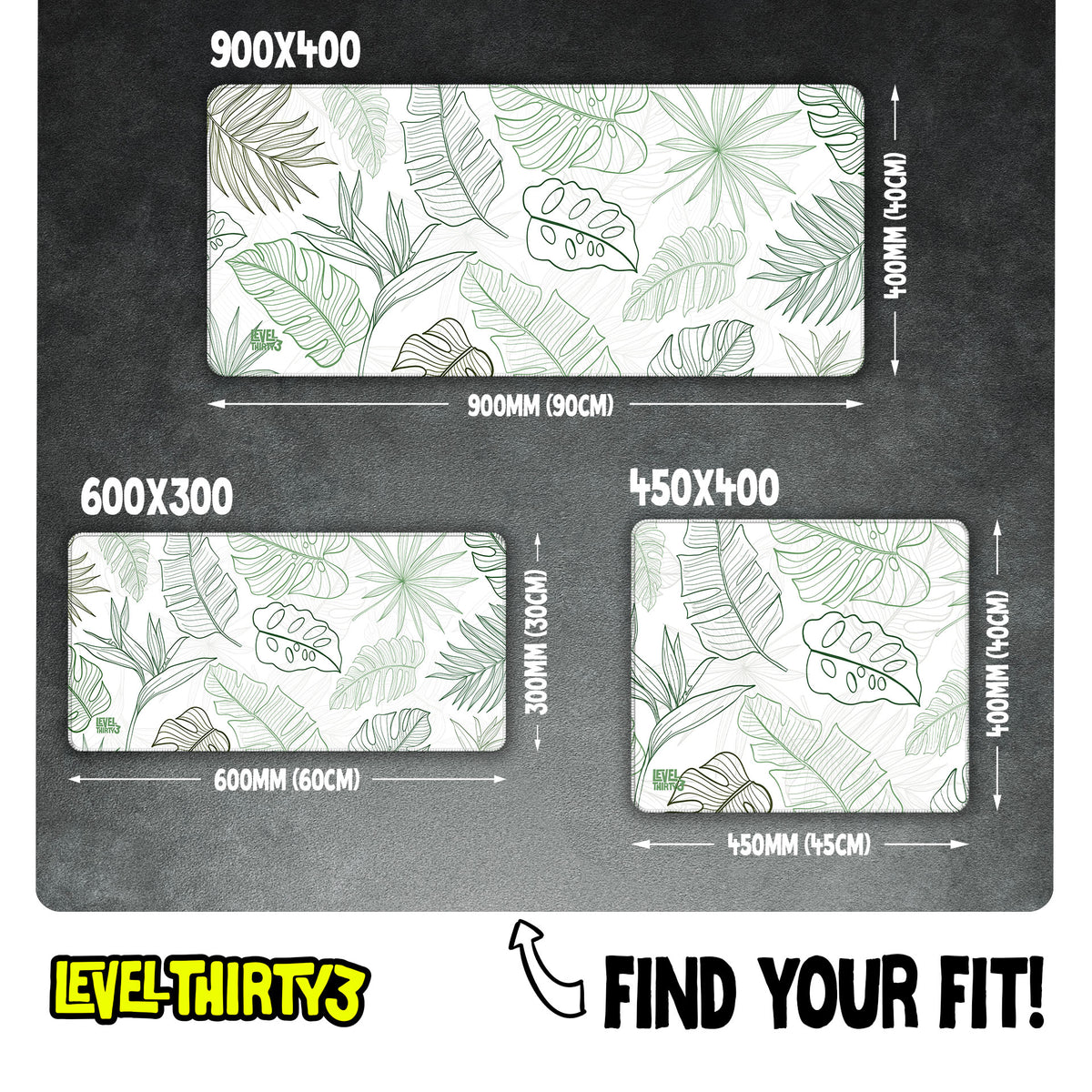 LEVEL THIRTY3 | TROPICAL DREAM LIGHT GAMING DESKPAD – Level Thirty3